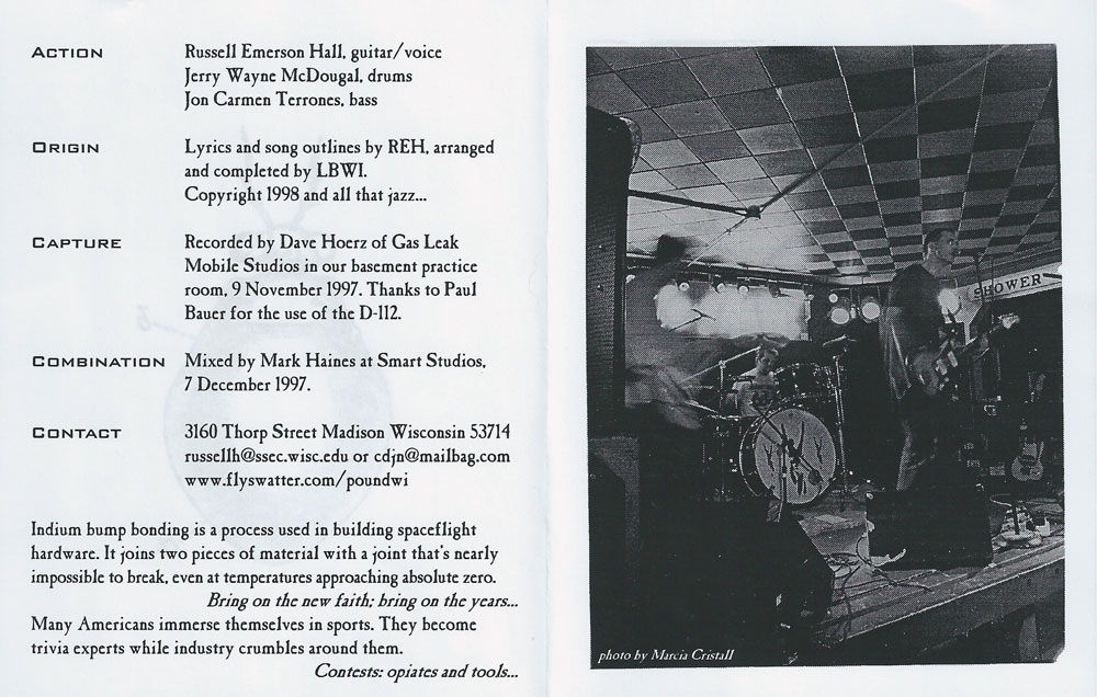 Pound WI – Perseverance in the Face of Reason 7″ | MKE Punk